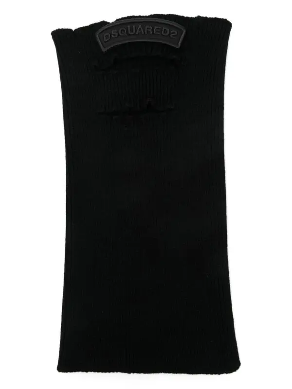 Dsquared2 Knitted Balaclava - Black