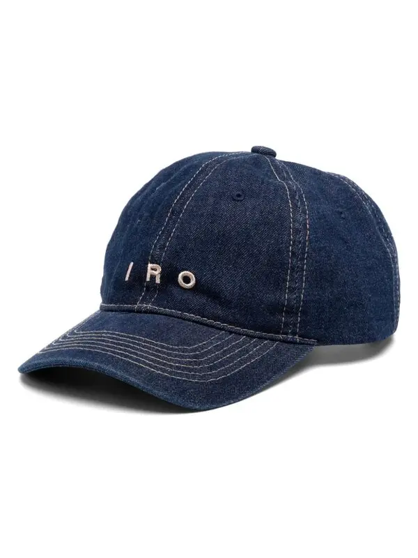 Iro Paris Greb Cap In Blue - 24% Off | Editorialist display picture 1