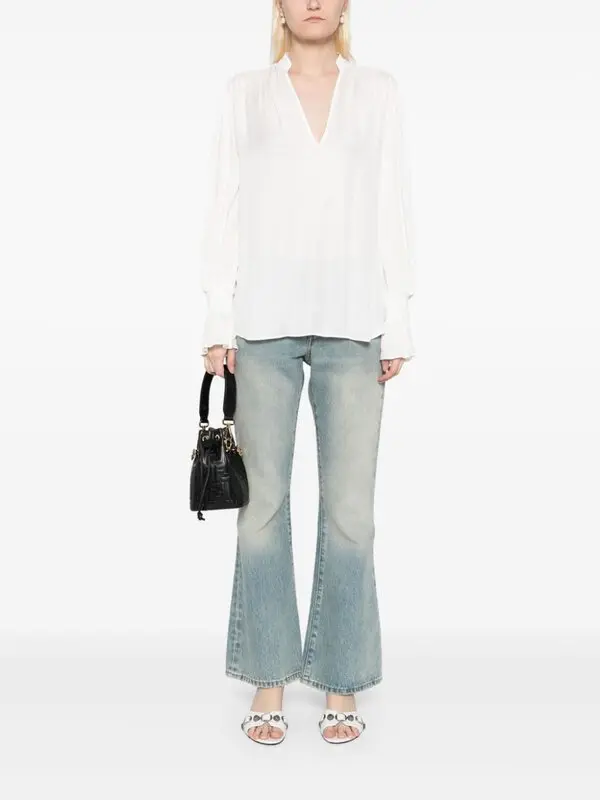 Alice + Olivia Onica Long-sleeved Blouse