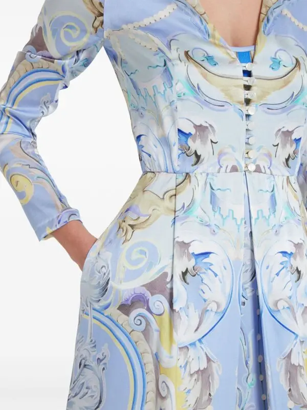 TEMPERLEY LONDON Carline Print Long Coat