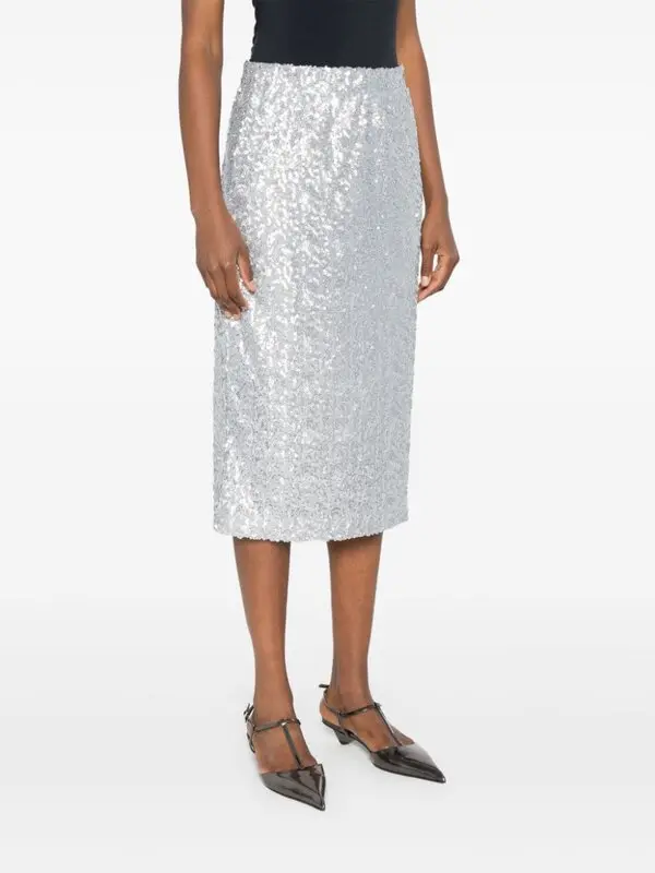 Stine Goya Sequin Embellished Midi Skirt