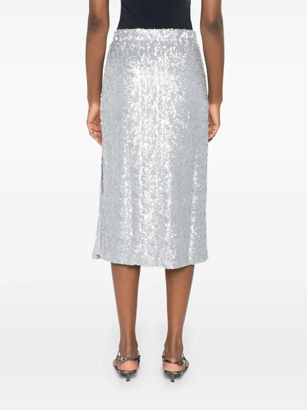 Stine Goya Sequin Embellished Midi Skirt