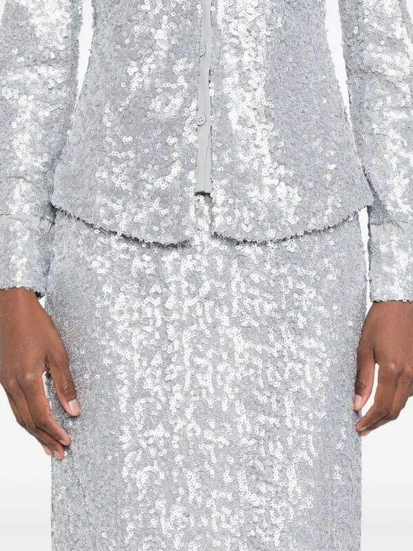 Stine Goya Sequin Embellished Midi Skirt