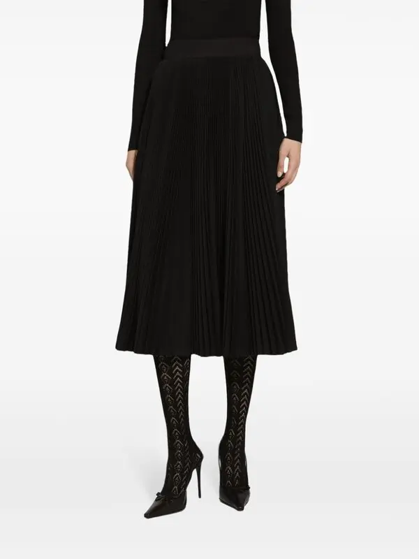 Dolce & Gabbana Pleated A-line Skirt