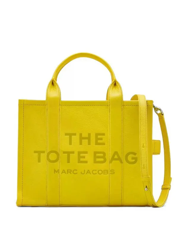 Marc Jacobs Leather Medium Tote - Yellow