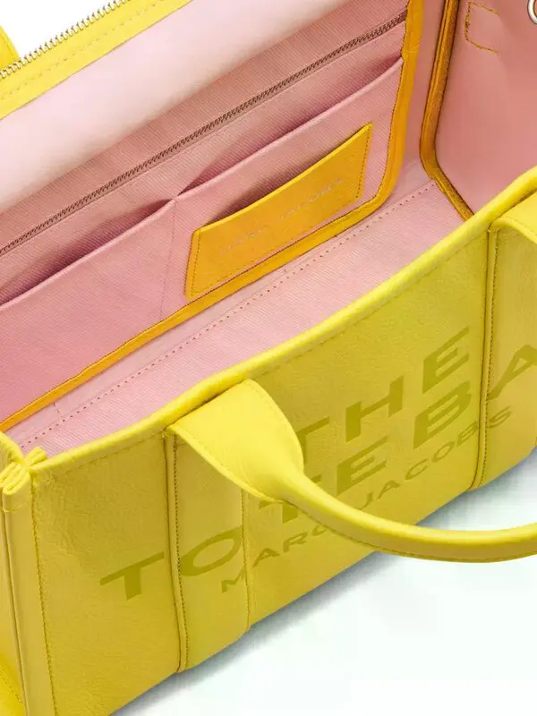 Marc Jacobs Leather Medium Tote - Yellow