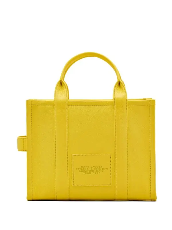 Marc Jacobs Leather Medium Tote - Yellow