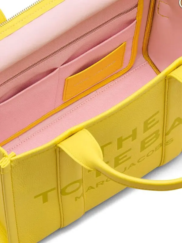 Marc Jacobs Leather Medium Tote - Yellow