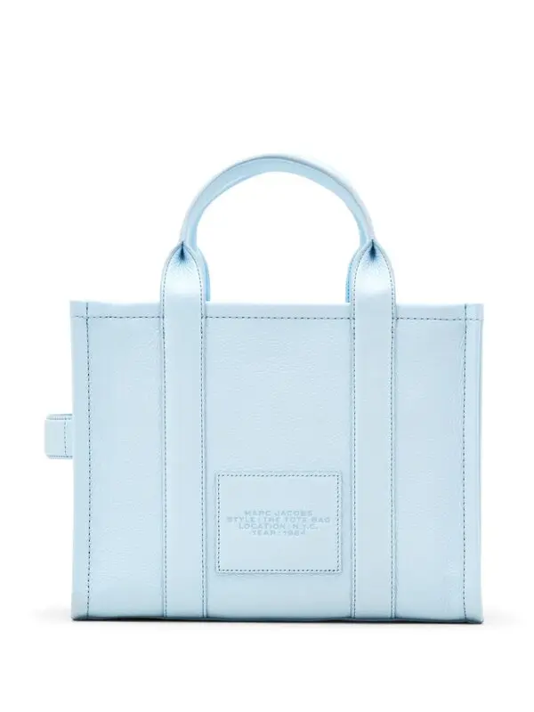 Marc Jacobs Leather Medium Tote Bag - Blue