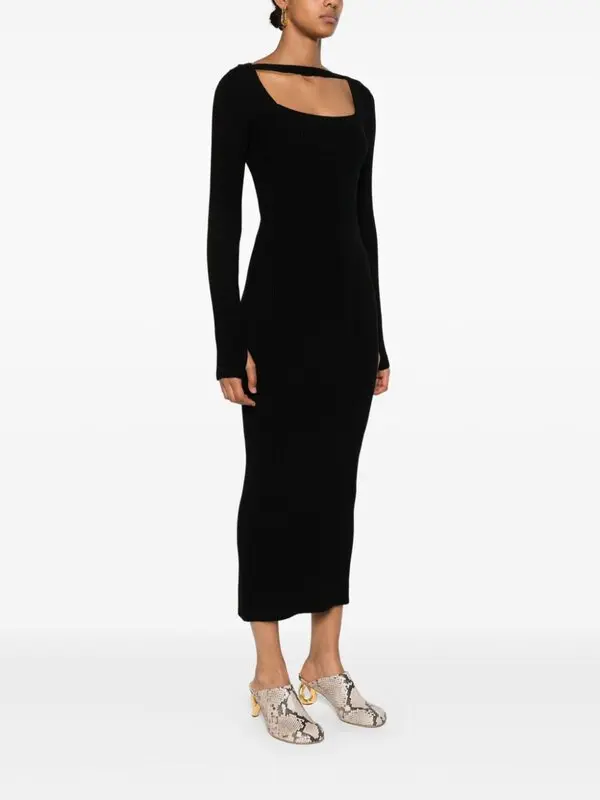 Patou Corset Ribbed Maxi Dress