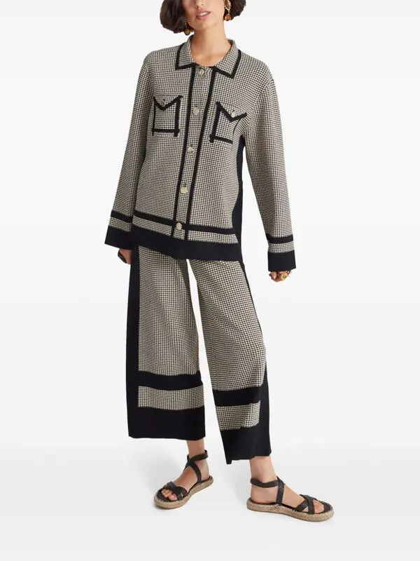 TEMPERLEY LONDON Orelie Knit Trousers - Black
