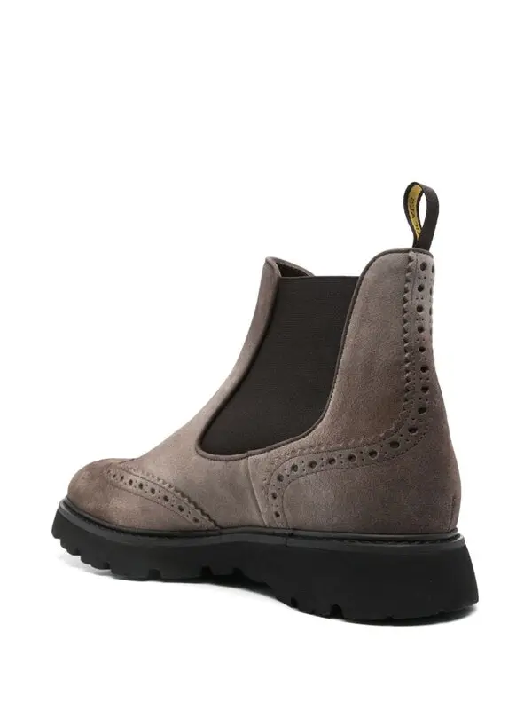 DOUCAL'S Suede Chelsea Boots - Brown