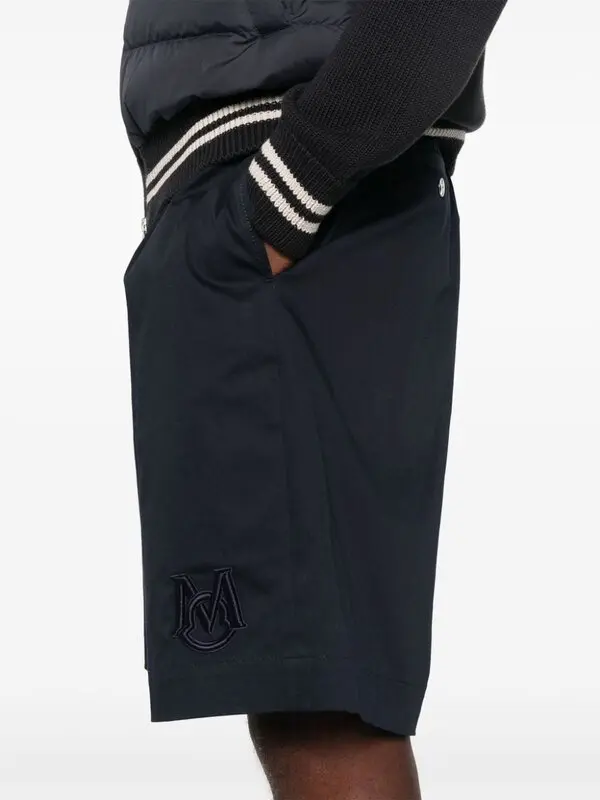 Moncler Gabardine Bermuda Shorts