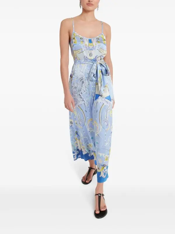 TEMPERLEY LONDON Carline-print Slip Dress