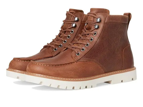 Toms Palomar Water Resistant Leather Lace-up Boots - Brown