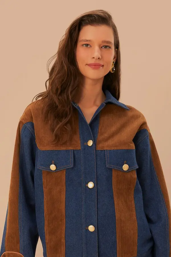 Farm Rio Western Jacket - Denim