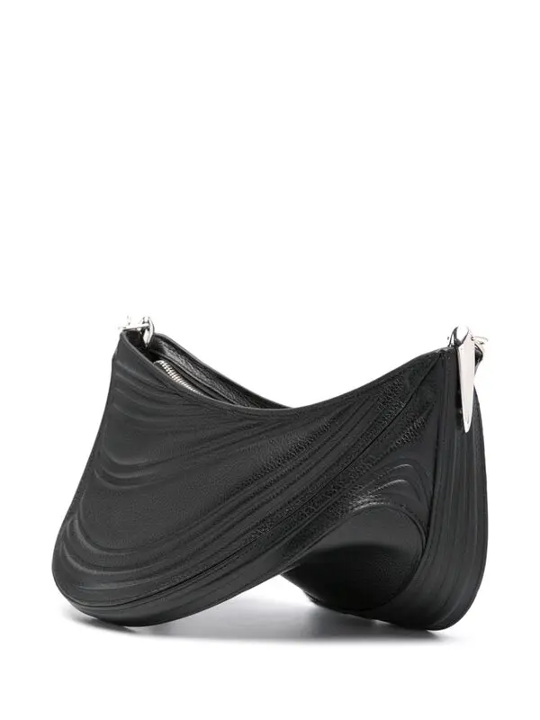 MUGLER Debossed Shoulder Bag
