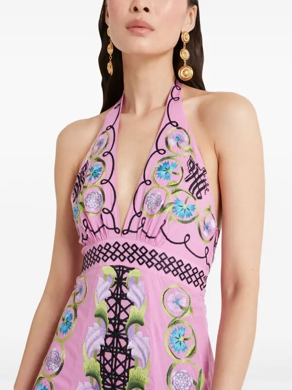 TEMPERLEY LONDON Florentine Maxi Dress - Pink
