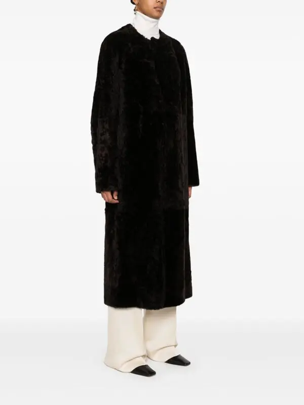 TOTEME Soft Shearling Coat