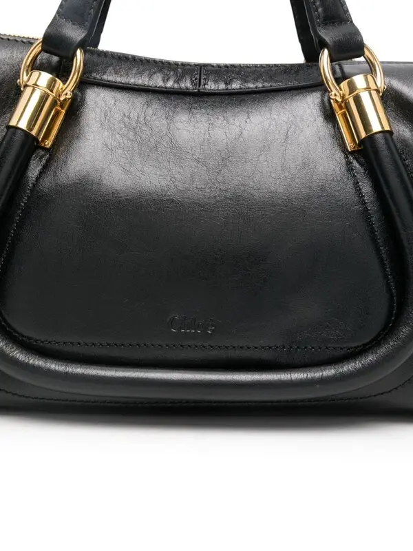 Chloé Small Paraty 24 Tote Bag - Black