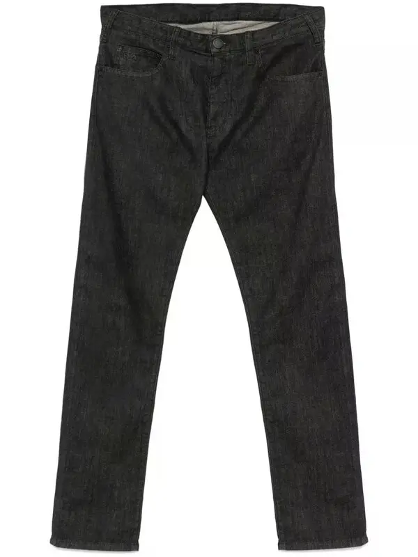 Emporio Armani J45 Straight-leg Jeans - Grey