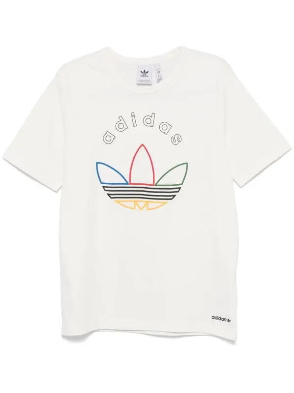 Adidas Trefoil-logo T-shirt - White