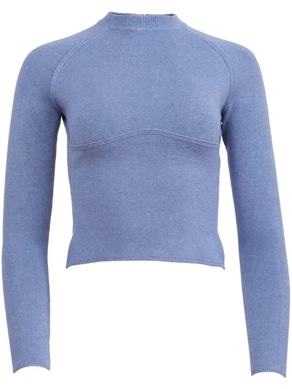 FLEUR DU MAL Underbust Sweater - Blue