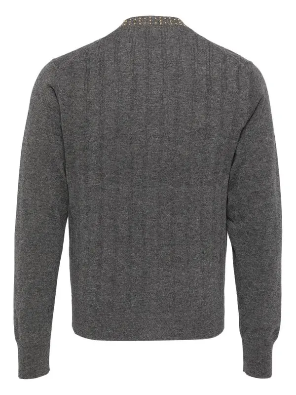 Kolor Stud-embellished Wool Cardigan