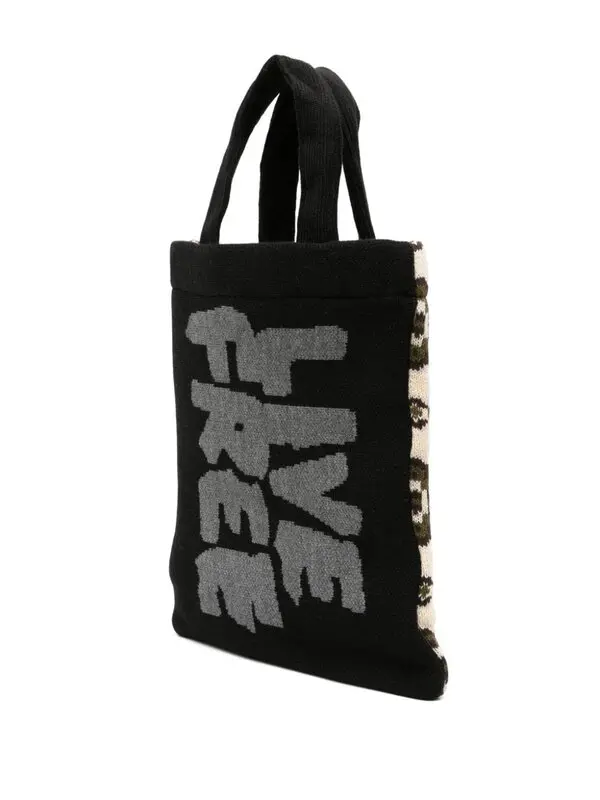 Comme Des Garçons Knitted Tote Bag