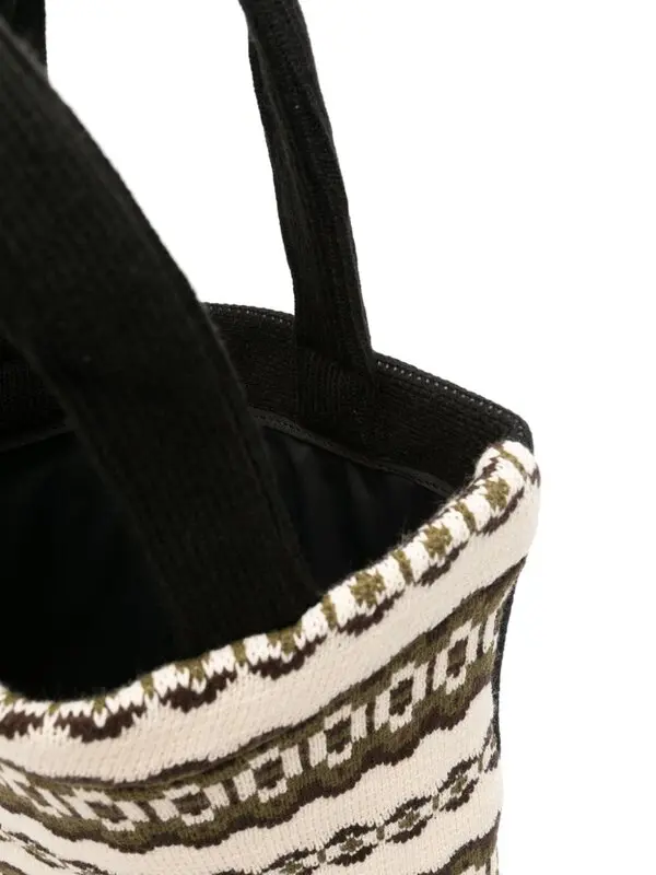 Comme Des Garçons Knitted Tote Bag