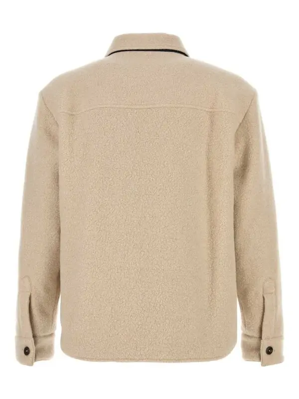 FAY Fleece-texture Jacket - Neutrals
