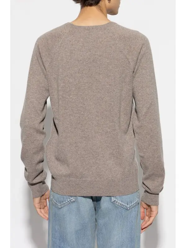 Saint Laurent Cassandre Sweater - Brown