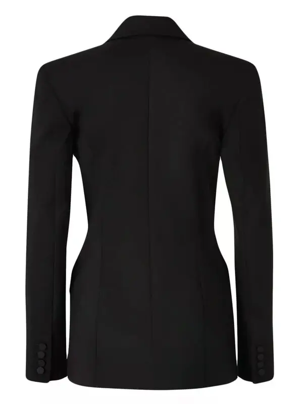 MUGLER Pierced Tailored Blazer - Black