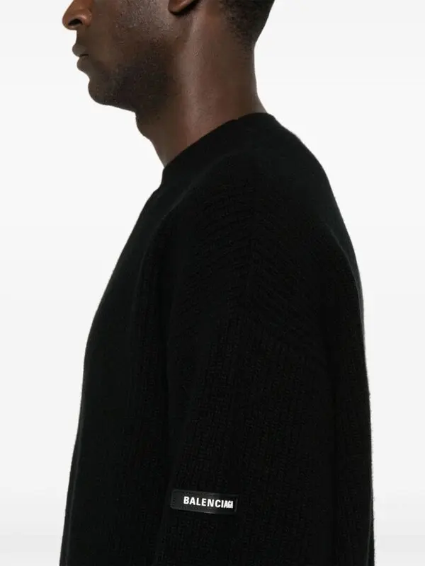 Balenciaga Rubberised Logo Sweater