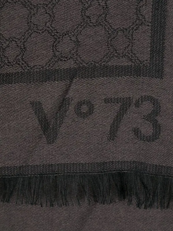 V°73 Logo-pattern Scarf