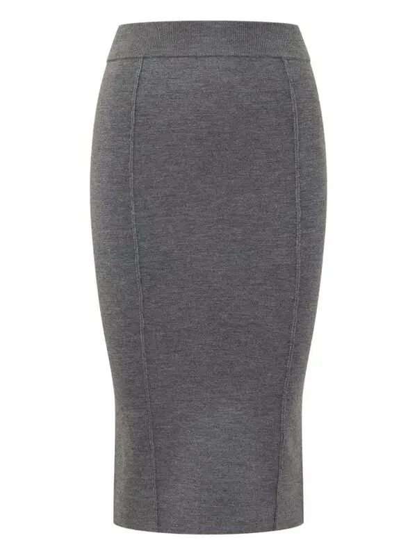 Pinko Knitted Pencil Skirt