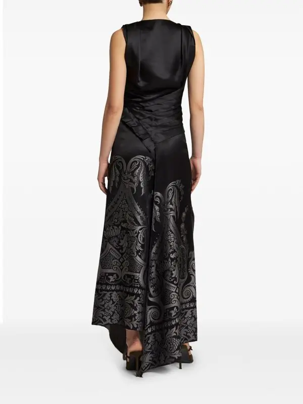 Etro Jacquard Silk Maxi Dress