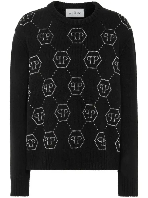 Philipp Plein Crystal-logo Jumper
