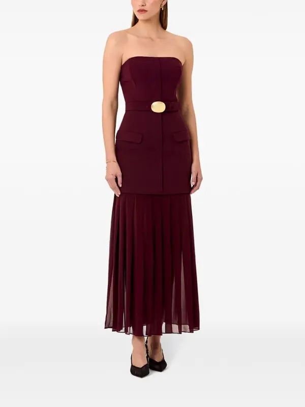 nicholas reagan midi dress Nicholas Reagan Maxi Dress In Red - 79% Off