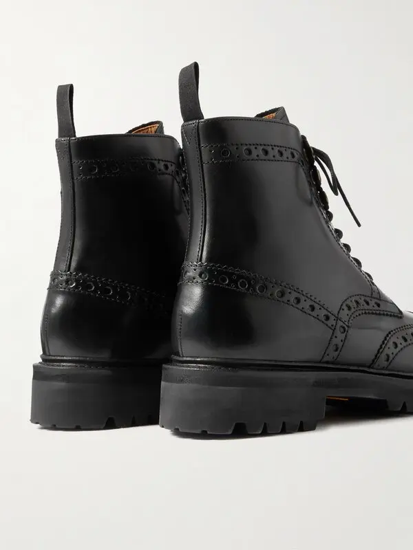Grenson Fred Leather Brogue Boots