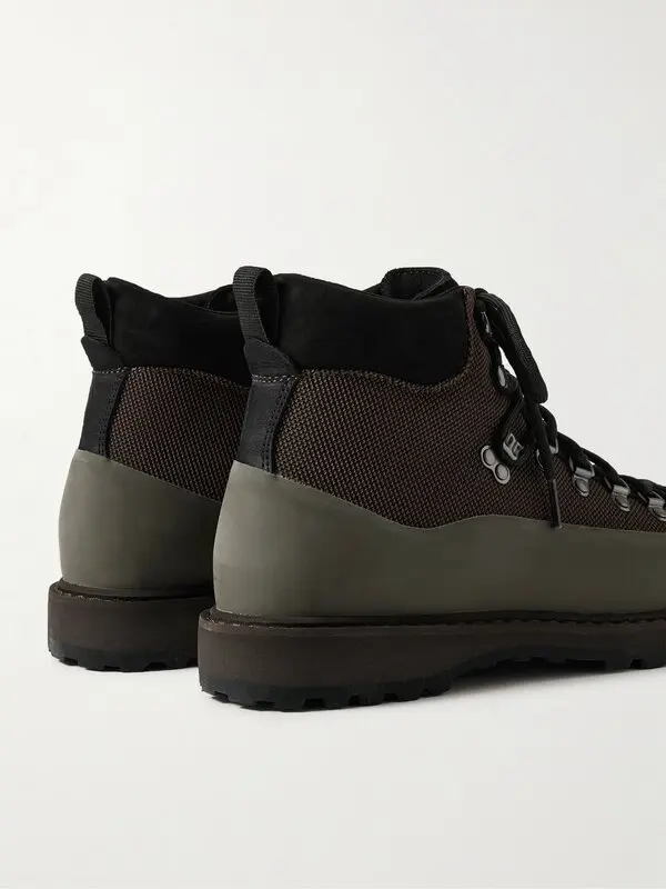 Diemme Roccia Vet Sport Suede And Rubber Hiking Boots - Brown