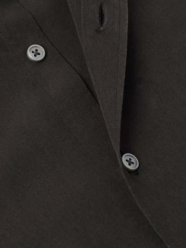 Zegna Garment-dyed Silk Shirt