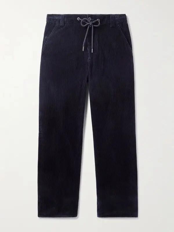 Moncler Straight-leg Cotton-corduroy Trousers