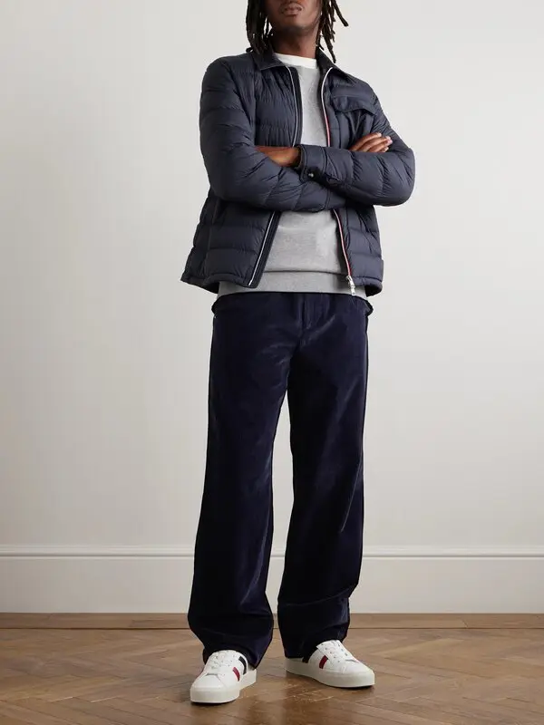 Moncler Straight-leg Cotton-corduroy Trousers