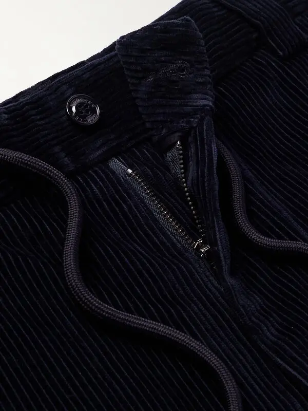 Moncler Straight-leg Cotton-corduroy Trousers