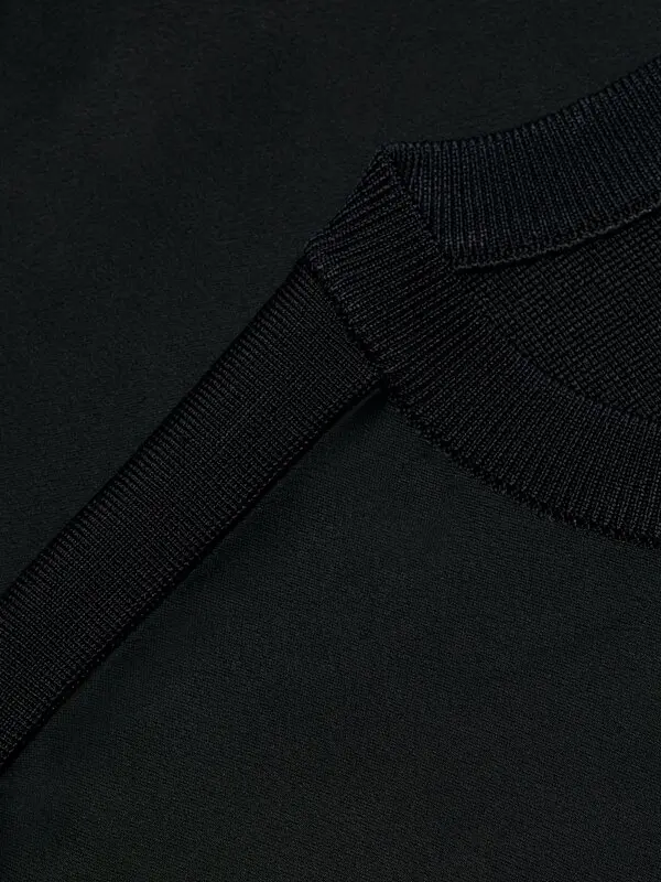 Simkhai Addy Knit-back T-shirt - Black