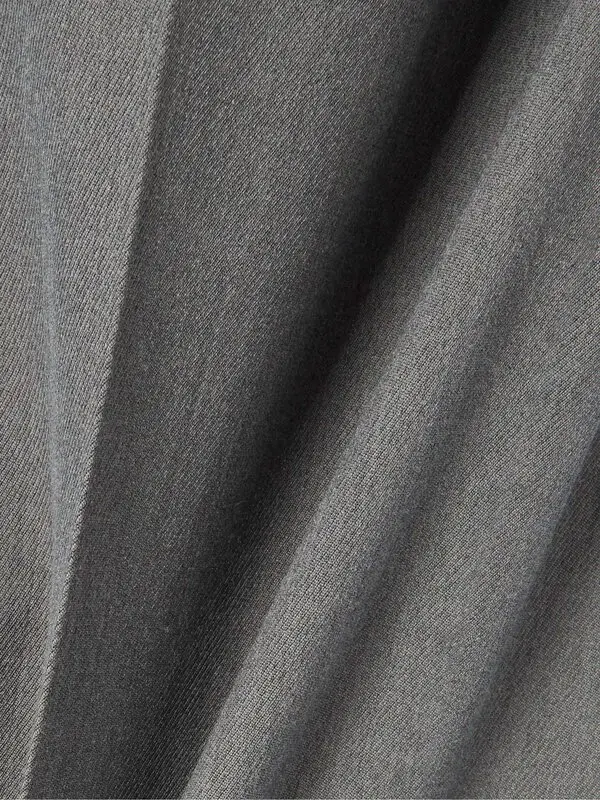 Bottega Veneta Pleated Wool-blend Straight-leg Trousers