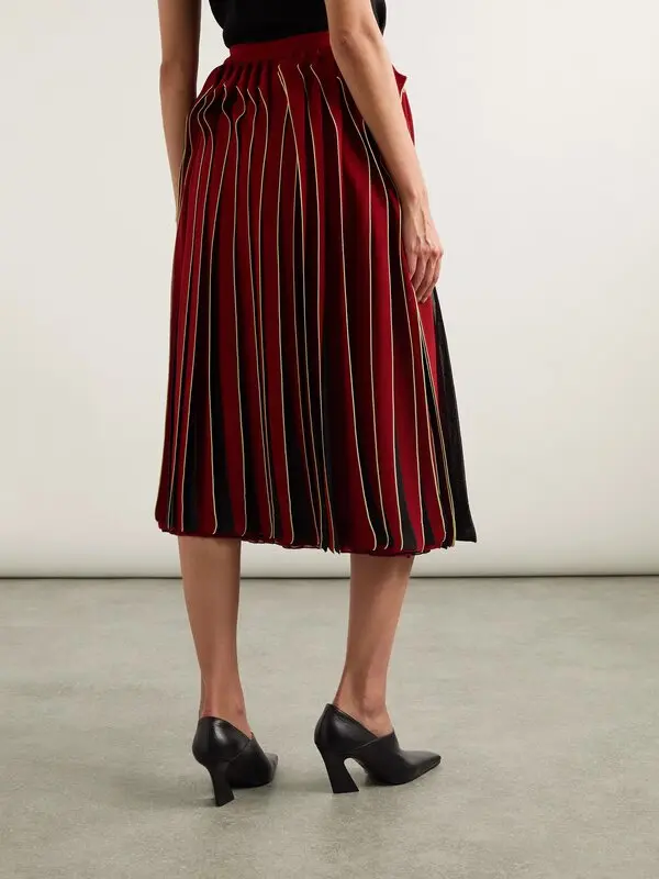 Bottega Veneta Paneled Midi Skirt