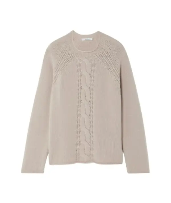 Max Mara Pico Cable-knit Cashmere Sweater