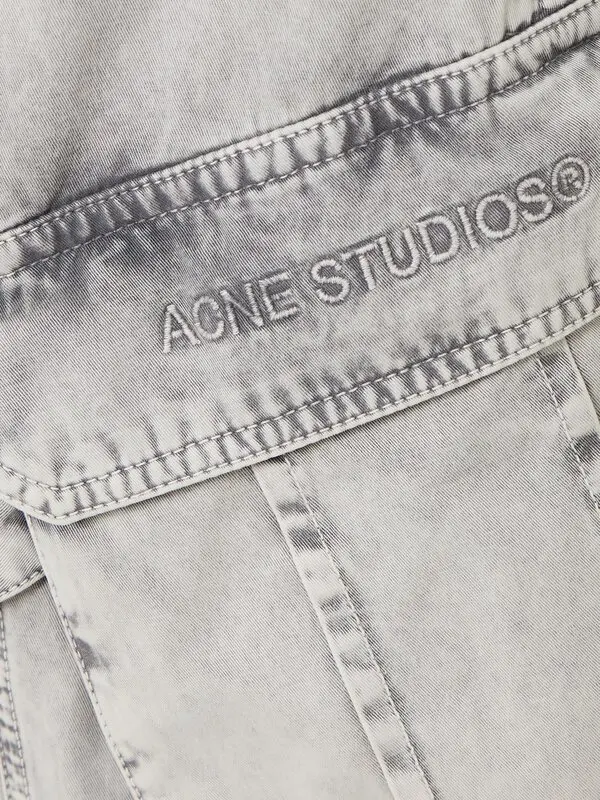 Acne Studios Cotton-twill Wide-leg Pants